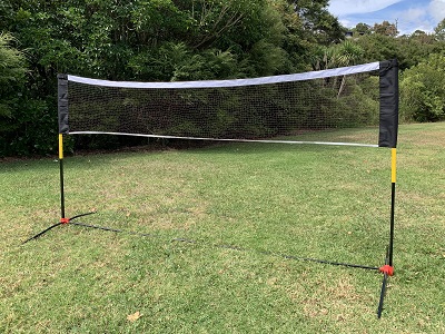 Portable Badminton Net & Post Set - Strata Sports