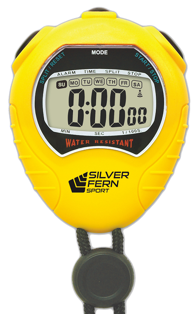 Silver Fern Sport Large Display Stop Watch - Strata Sports