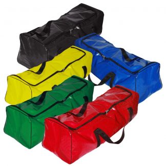 Extra Long PVC Gear Bag - black & blue - Strata Sports